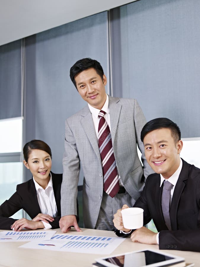 Asian business team stock image. Image of formal, businesswoman - 30934797