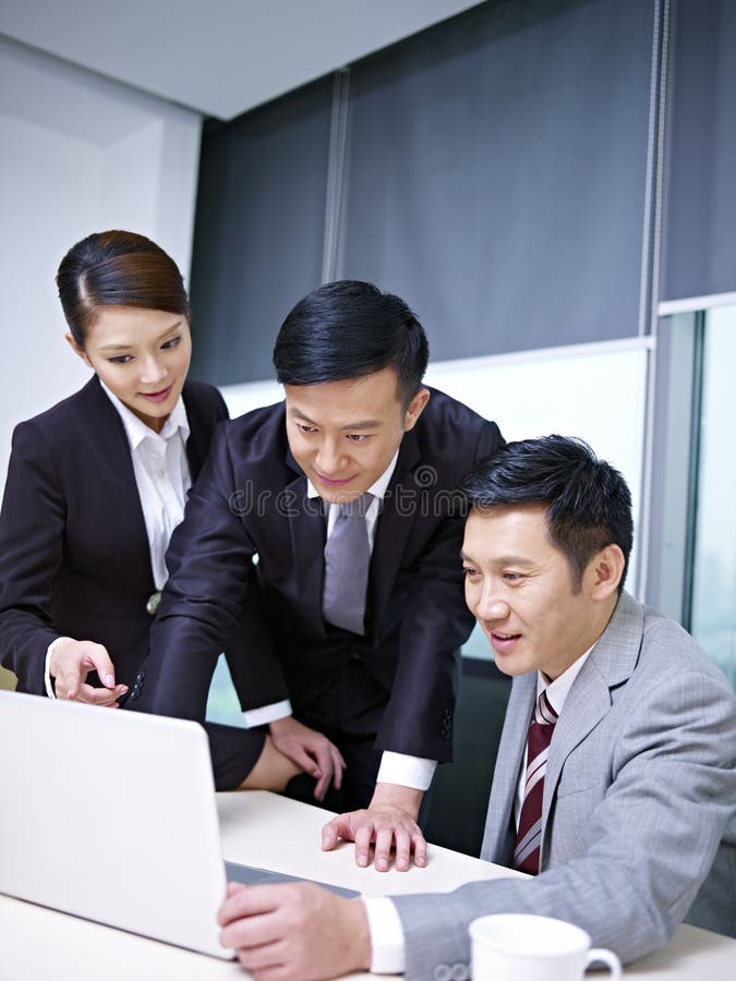 Asian business team stock photo. Image of east, asian - 30933504