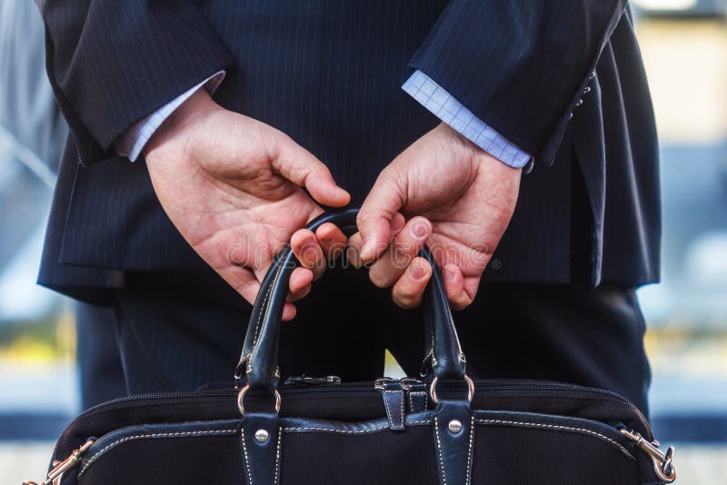 Asian Businessman Hold a Briefcase Stock Image - Image of asian ...