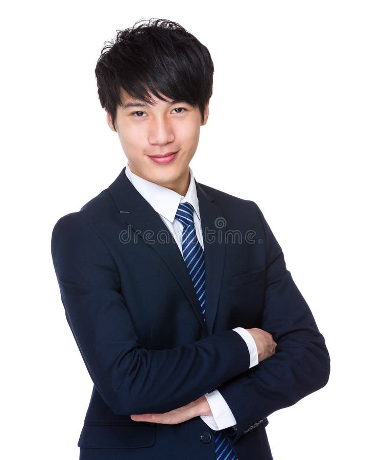 Asian businessman portrait stock photo. Image of black - 36569770