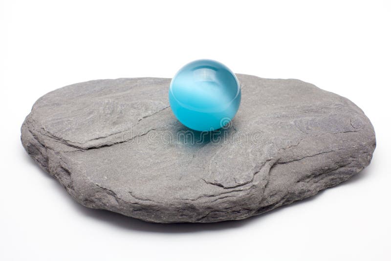 Asian Cat Eye Blue Quartz Sphere Stock Photo - Image of natural, pebble ...