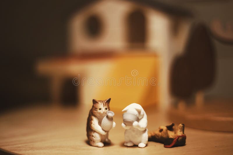 Cat figures drinking milk stock image. Image of decoration - 254325801 Cat figures drinking milk stock image. Image of decoration - 254325801