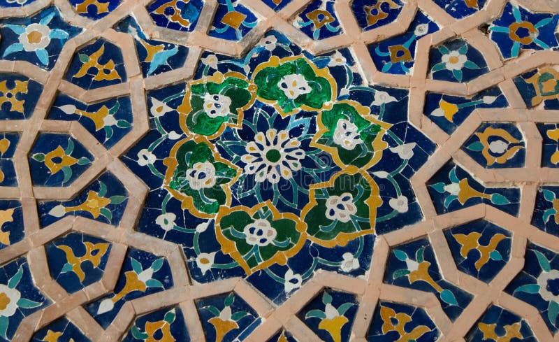 Asian ceramic patterns stock photo. Image of arabic, eastern - 93457896