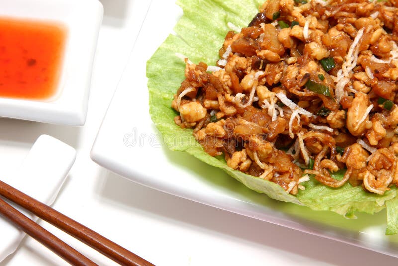 Asian Chicken Wrap stock image. Image of freshness, culture - 7659849