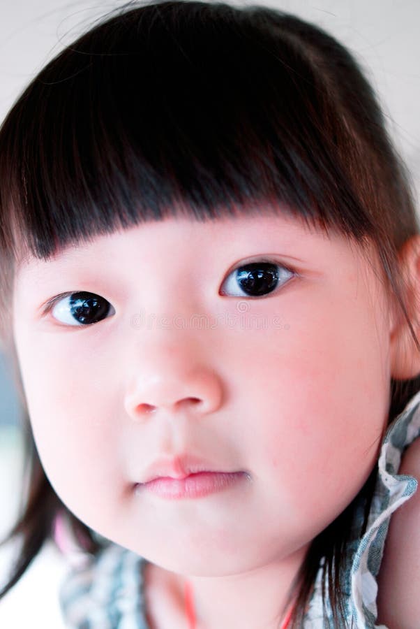 Asian child face stock image. Image of asia, carefree - 9889739