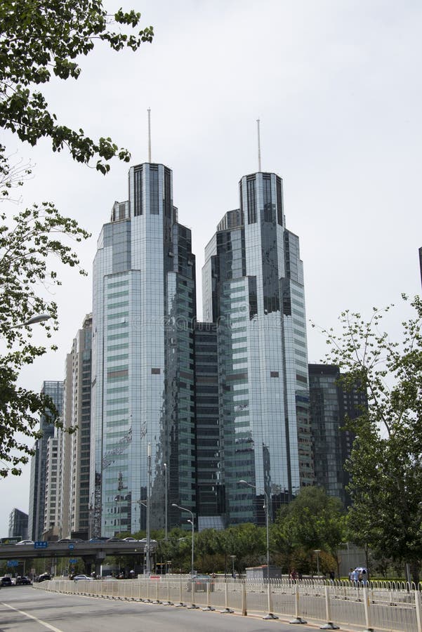 Asian China, Building, the Central Business District of Beijing ...