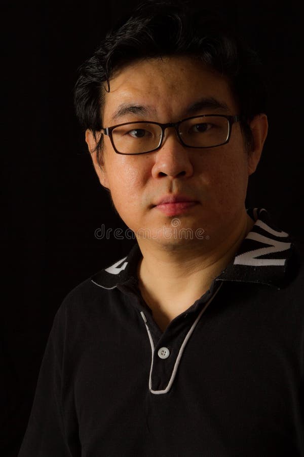 Asian Chinese Guy Portrait stock image. Image of looking - 58125297