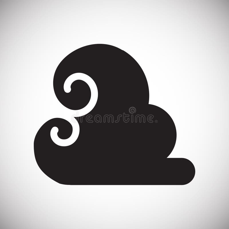 Asian Cloud Icon on Background for Graphic and Web Design. Simple ...