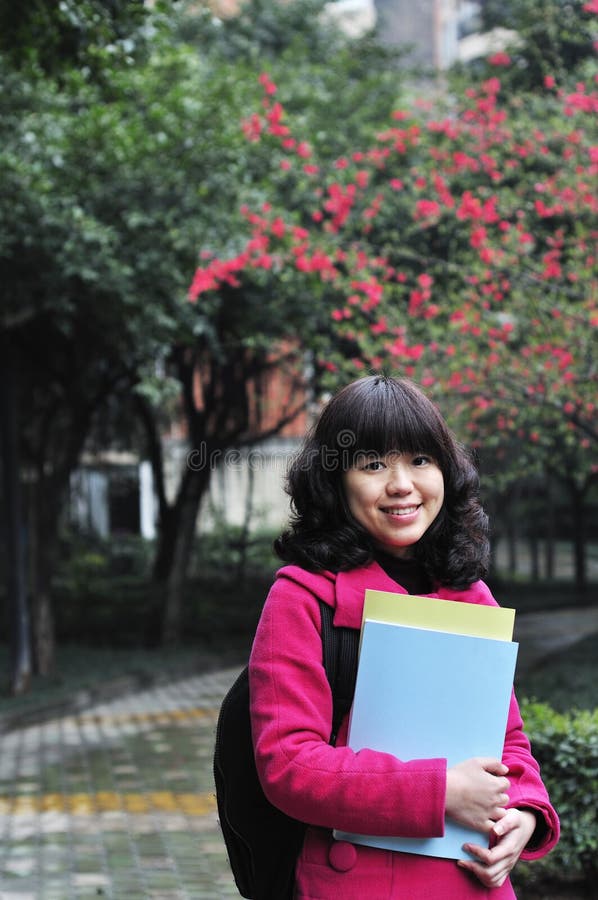 Asian college student stock photo. Image of university - 23830618