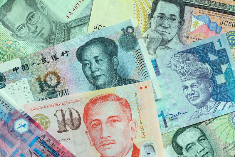 Asian Currencies stock image. Image of finance, malaysia - 16527599