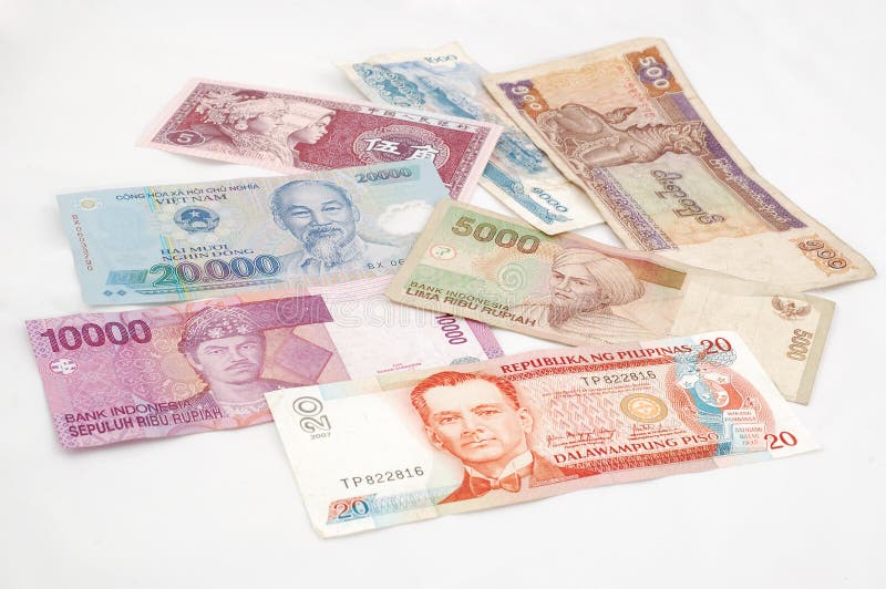 Asian currencies stock image. Image of currency, china - 5721343