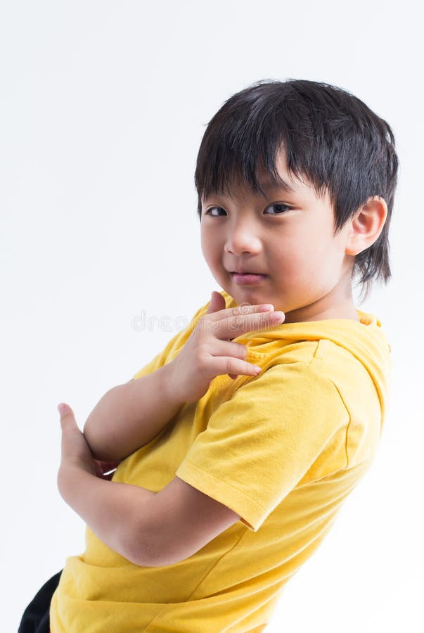 Asian cute boy happy smile stock photo. Image of small - 66444166