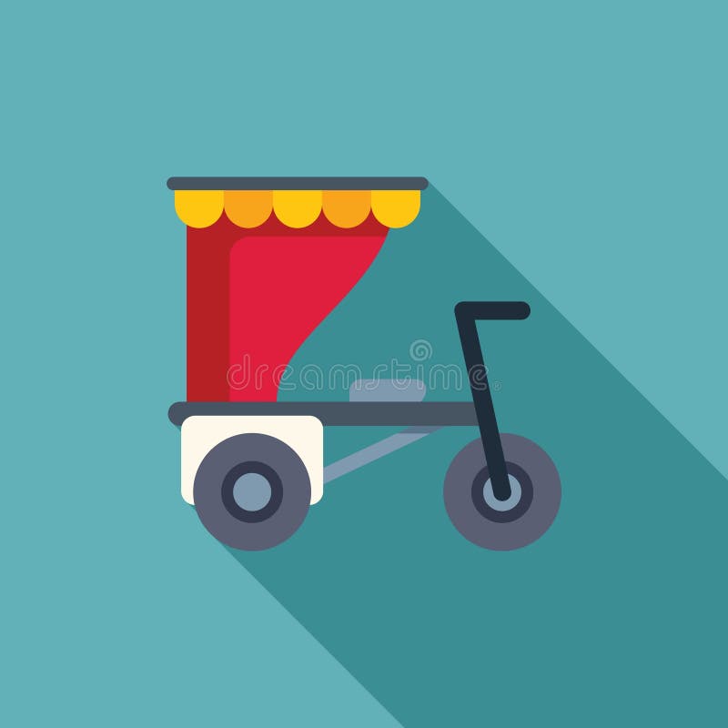Asian Cycle Rickshaw Providing Private Transportation Services Stock ...