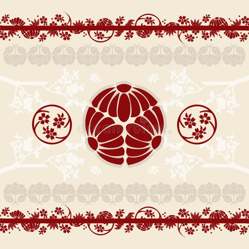 Asian designs background stock vector. Illustration of oriental - 21194001