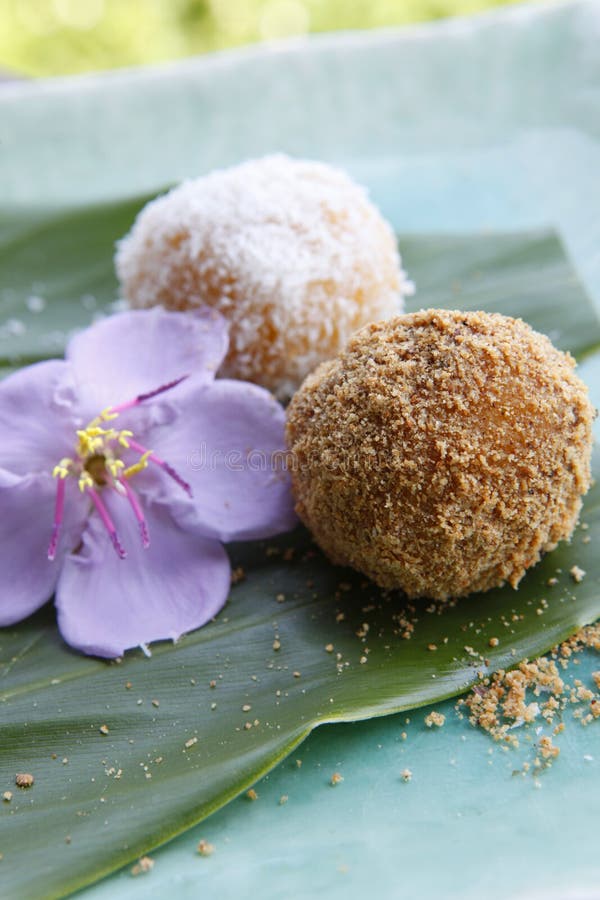 Asian dessert, rice cake stock photo. Image of flower - 9414898