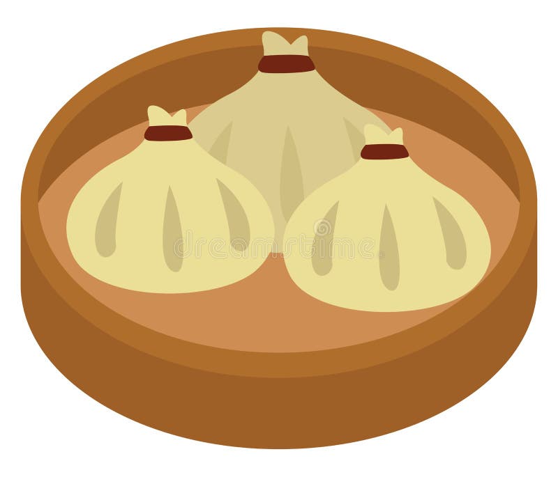 Asian dim sum, icon stock vector. Illustration of meat - 259786212