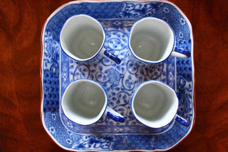 Asian Dinnerware Set stock photo. Image of teacup, tray - 27917220