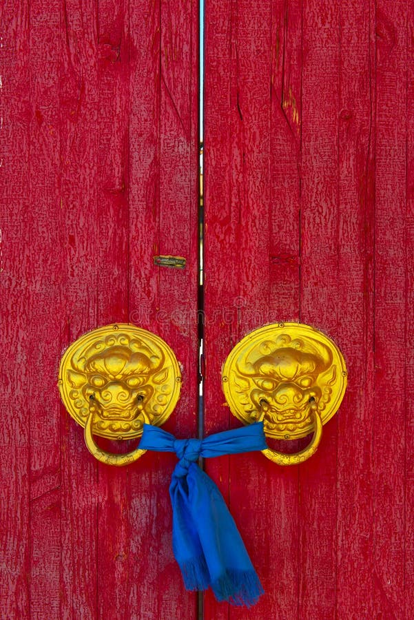 Chinese Temple Door Knobs stock photo. Image of china - 5236730