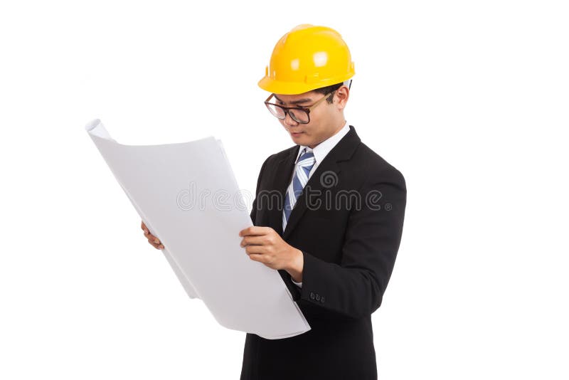 Well Dressed Engineer Isolated Black Background Stock Photos - Free ...