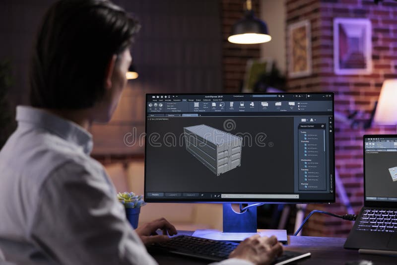 Asian Engineer Manufacturing Industrial Product Stock Photo - Image of ...