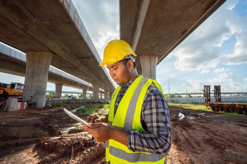 Asian Engineering Inspected the Structure Road Construction Work at ...
