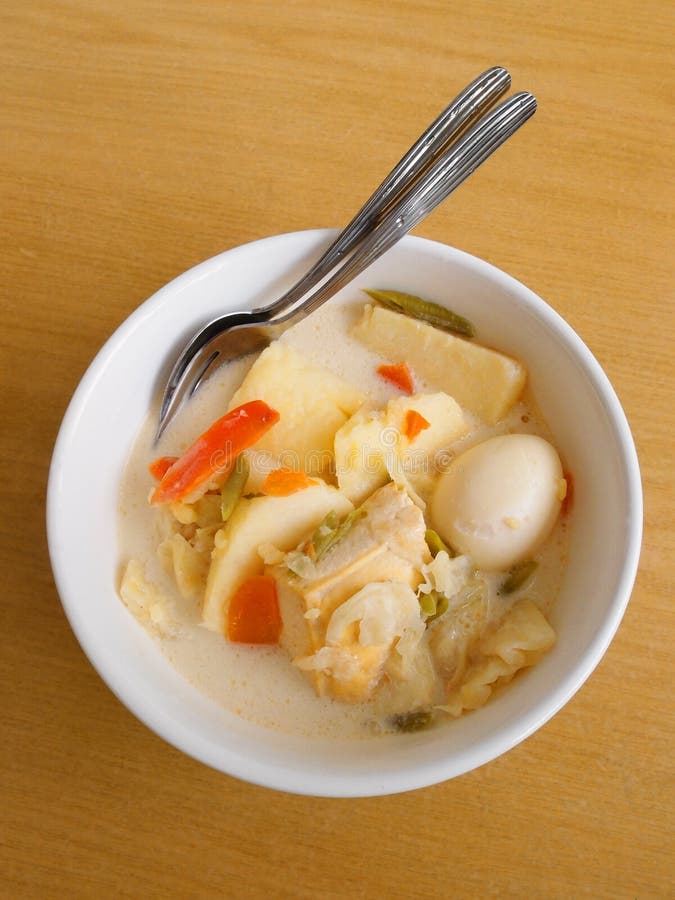 Asian Ethnic Food, Nasi Campur Stock Image - Image of delicious, curry ...