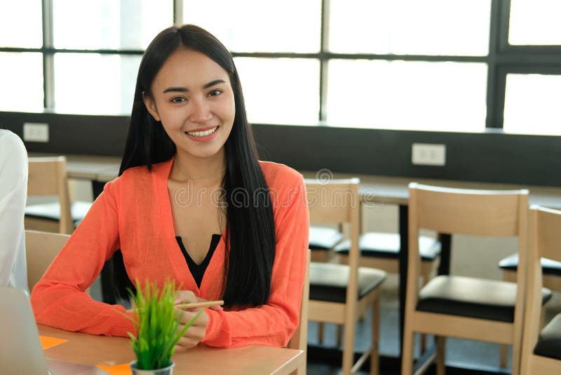 Asian Executive Businesswoman Woman Smiling at Business Workplace Stock ... Asian Executive Businesswoman Woman Smiling at Business Workplace Stock ...