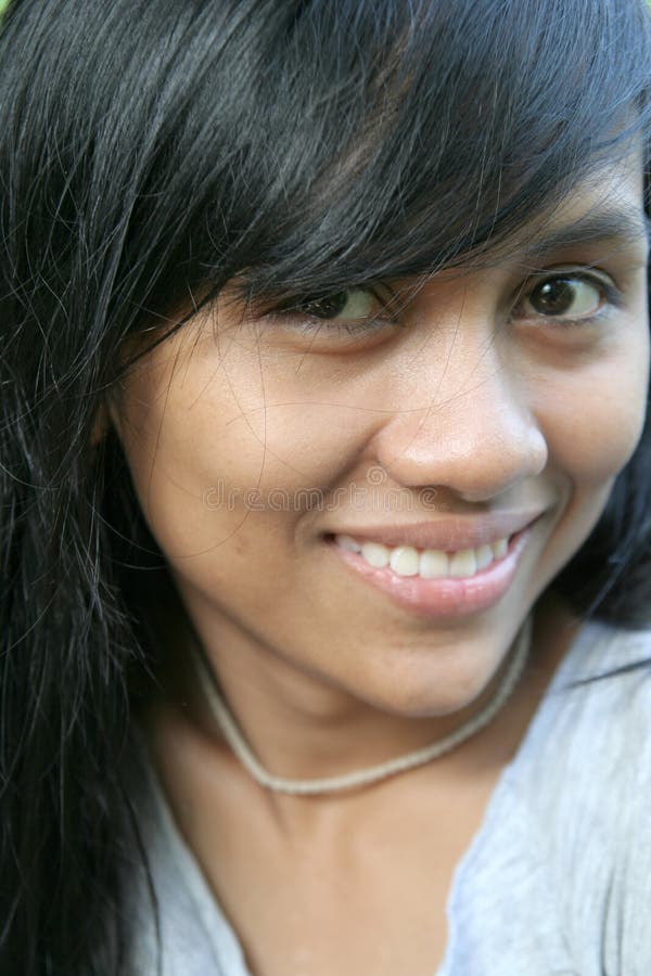 Asian face stock image. Image of good, black, smiling - 6139955