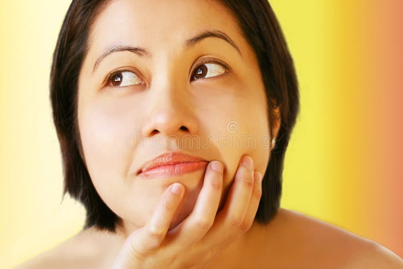Asian face attitude stock photo. Image of emotion, asia - 2534892