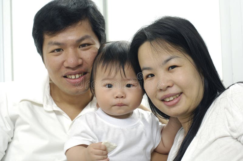 Asian family stock image. Image of portrait, asian, middle - 14958775