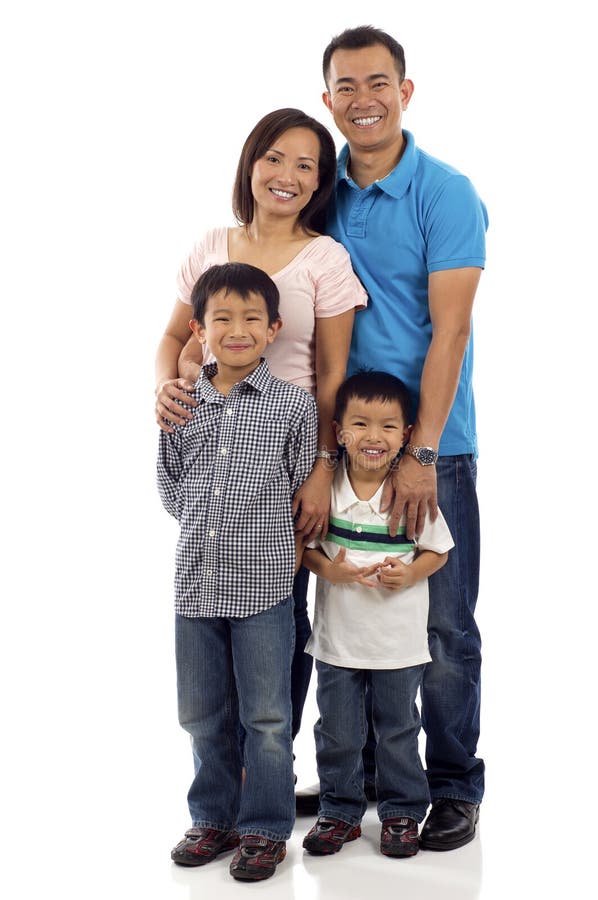Asian Family stock image. Image of love, parents, standing - 22974855