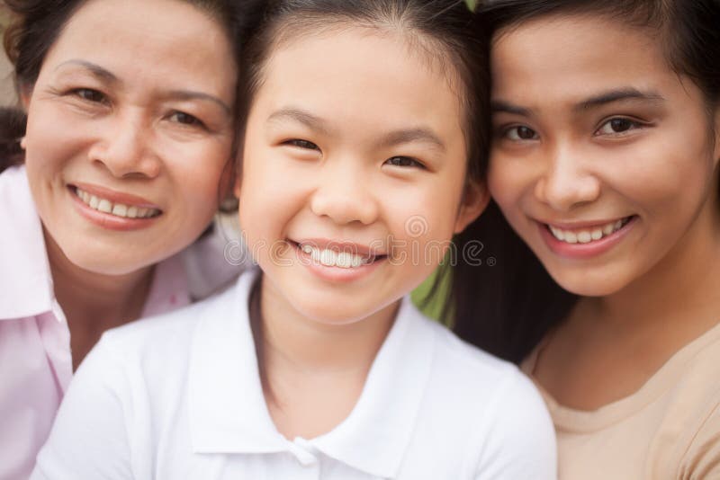 Asian family stock image. Image of family, granddaughter - 26421061