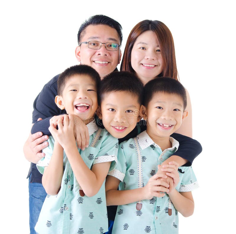 Asian family stock photo. Image of adorable, parenting - 55774338
