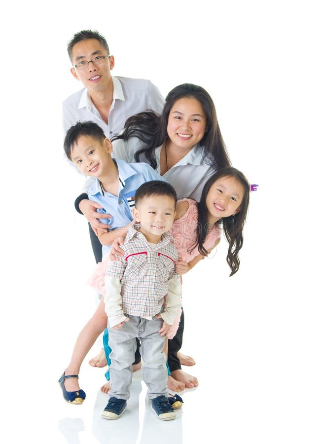 Asian family stock photo. Image of expression, active - 61391430