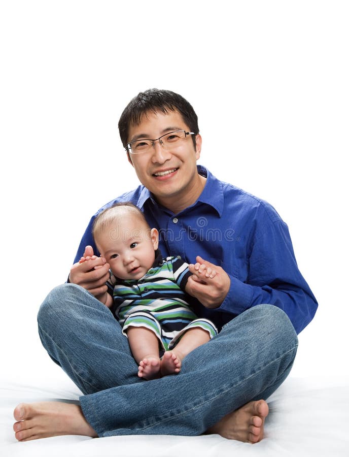 Asian father and son stock photo. Image of family, childhood - 4826842