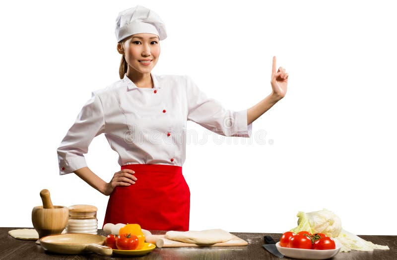Asian Female Chef Royalty Free Stock Images - Image: 28639819
