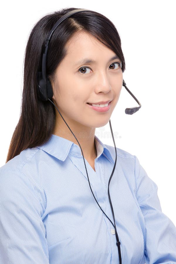 Asian Female Customer Service Stock Photo - Image of businesswoman ...