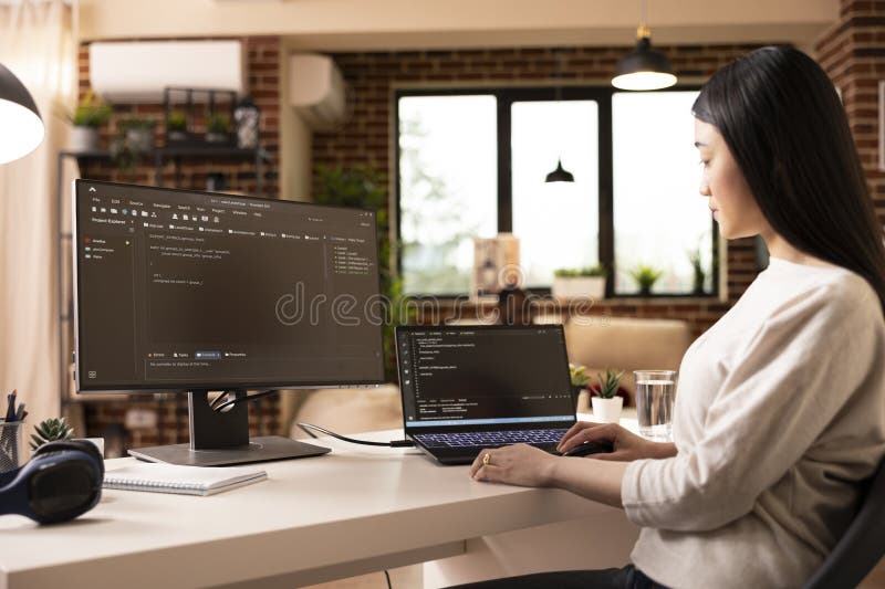 794 Focused Software Developer Programming Stock Photos - Free ...