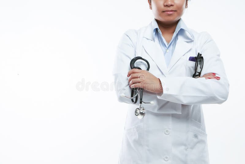 Asian Female Doctor with Tools Stock Image - Image of medic, nurse ...