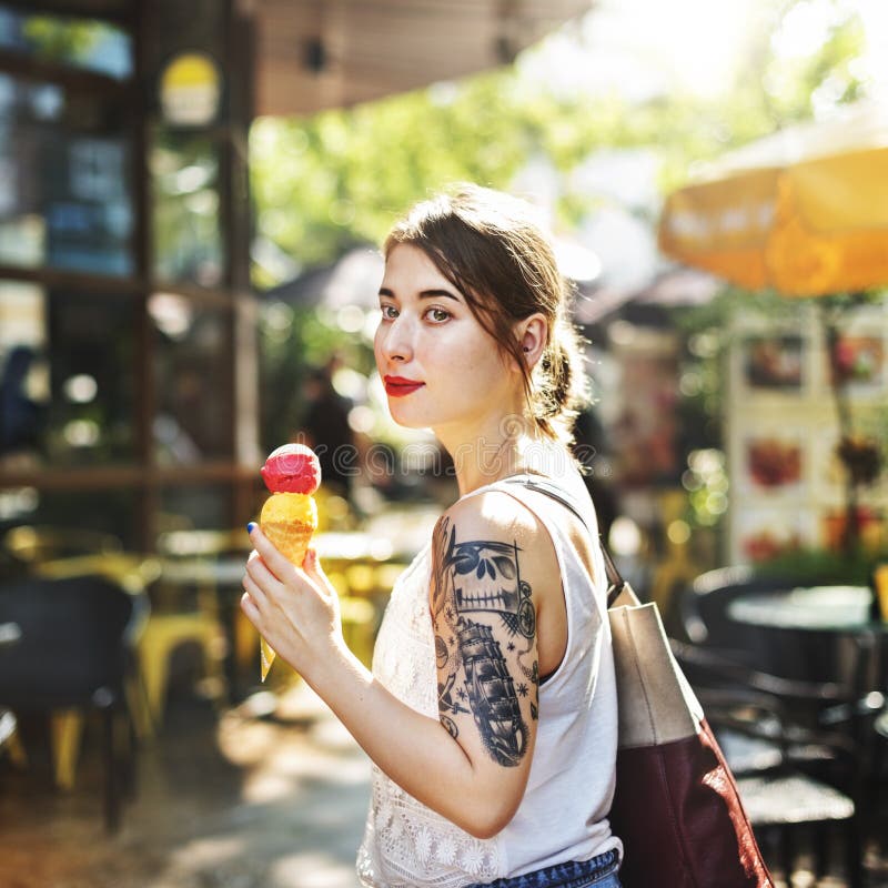 Asian Female Trendy Stylish Beautiful Concept Stock Image Image Of