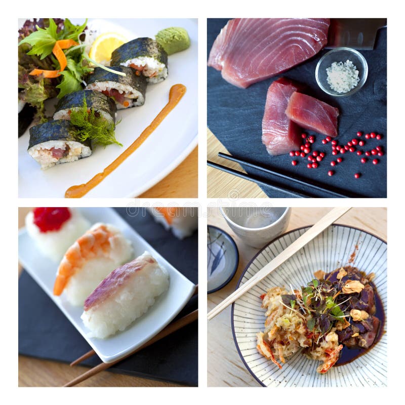 Asian food stock photo. Image of food, japanese, meat - 48646520