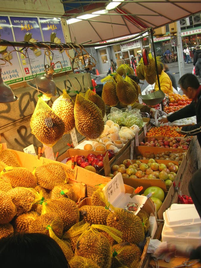 Asian Food in the Little Asia Stock Image - Image of manhattan, asians ...