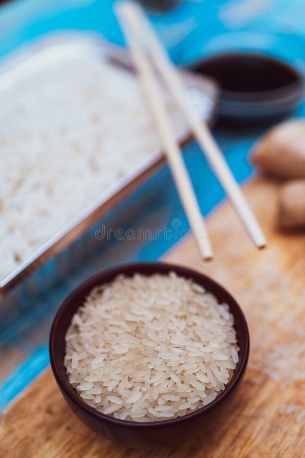 Asian food white rice stock image. Image of asian, lunch - 155731047