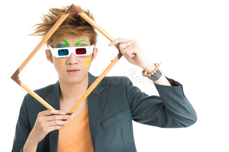 Asian freak stock image. Image of crazy, bright, extravagant - 28928721