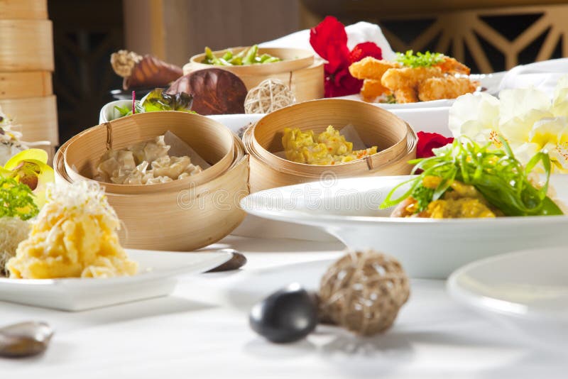 Asian Fusion dishes stock image. Image of drink, eating - 12150583