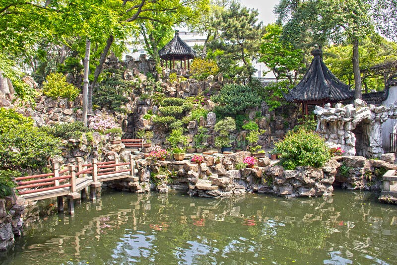 Asian garden stock image. Image of culture, colors, japanese - 19657089