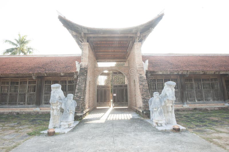 Asian Gate, Facade Design of a Building Stock Photo - Image of ...