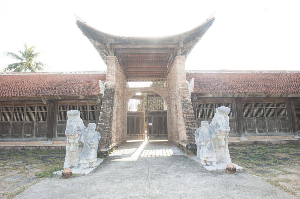 Asian Gate, Facade Design of a Building Stock Photo - Image of ...