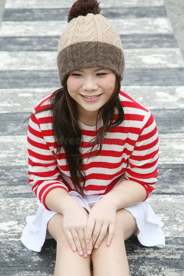 Asian girl looking away stock photo. Image of makeup, appealing - 2558246