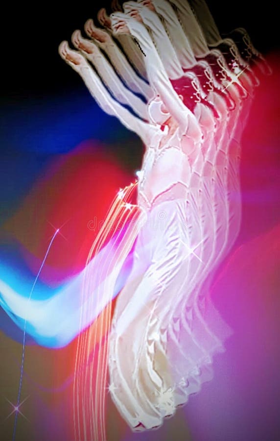 Asian Girl Moving Gracefully during Parade Stock Photo - Image of stage ...